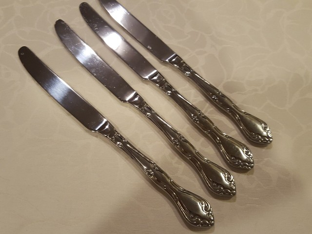 18 Pc Oneida Flatware JORDAN - 15 Stainless Solid Dinner Knife 9.0" 3 ...