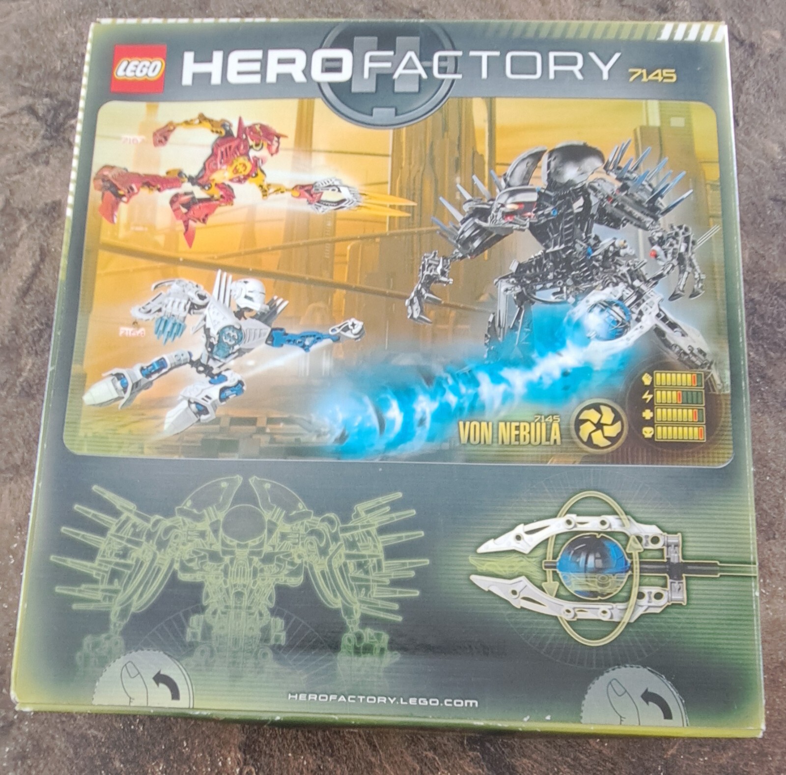 LEGO HERO Factory: Von Nebula (7145) for sale online | eBay