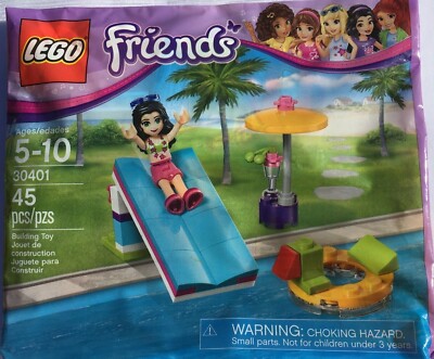 New Lego Friends Pool Slide. Buy 2, Get 1 HALF OFF. #30401 | eBay