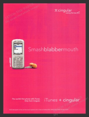 Cingular MotorROKR Cell Phone 2000s Print Advertisement Ad 2005 | eBay