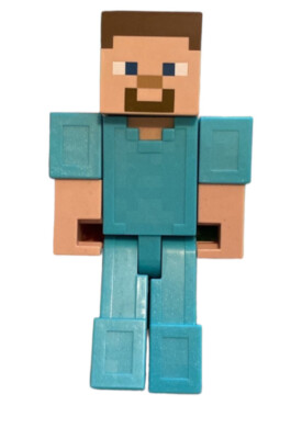 Minecraft Steve Large Scale Action Figure 8.5" Poseable Collectable ...