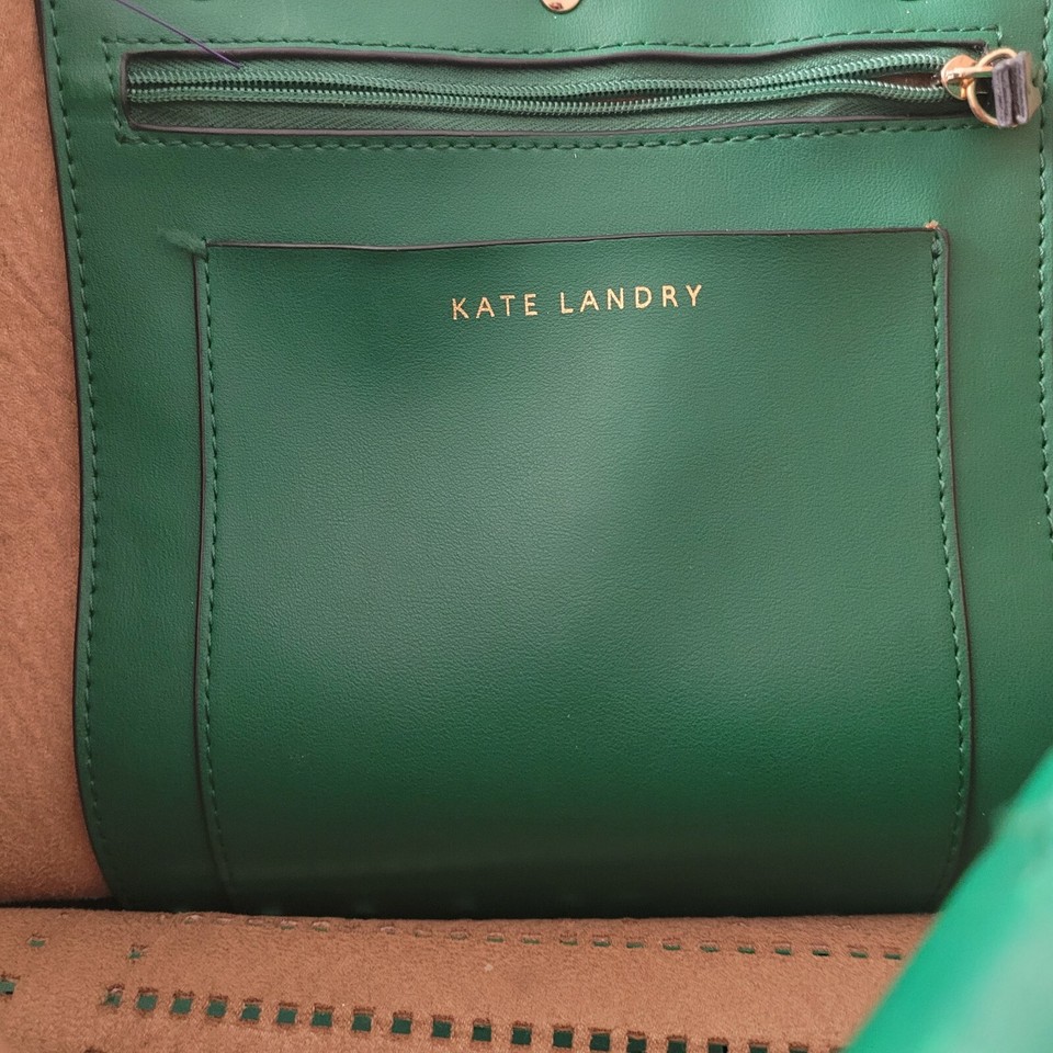 Kate Landry Purse Green Color | eBay