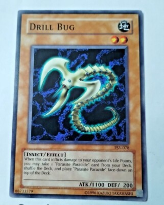 Yu-Gi-Oh! TCG Drill Bug Pharaoh's Servant PSV-078 Unlimited Common ...
