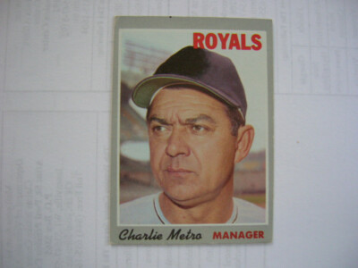 1970 Topps Baseball Charlie Metro, #16 FREE shipping | eBay