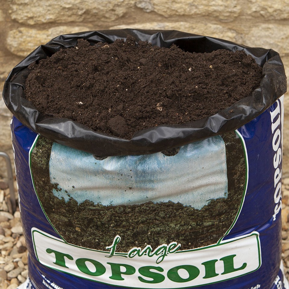 Garden Soil, Screened Topsoil 25L Bag, Sandy Loam Mix for Beds, Borders ...