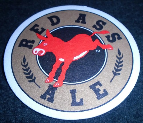 Red Ass Ale, Donkey Vintage Beer Coaster | eBay