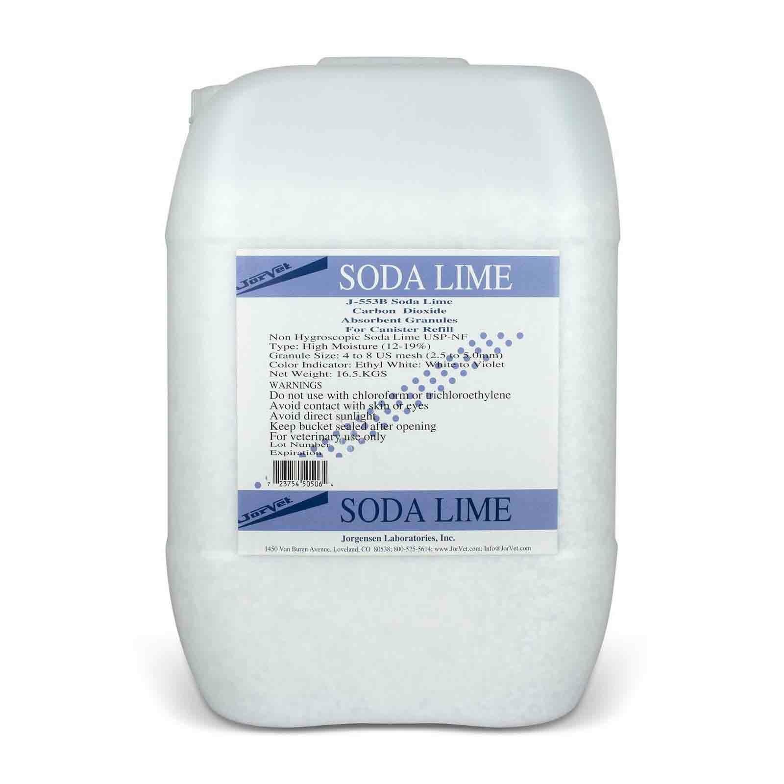 Soda Lime Granules, 5 Gal Container CO2 Absorber Sodasorb Carbon ...