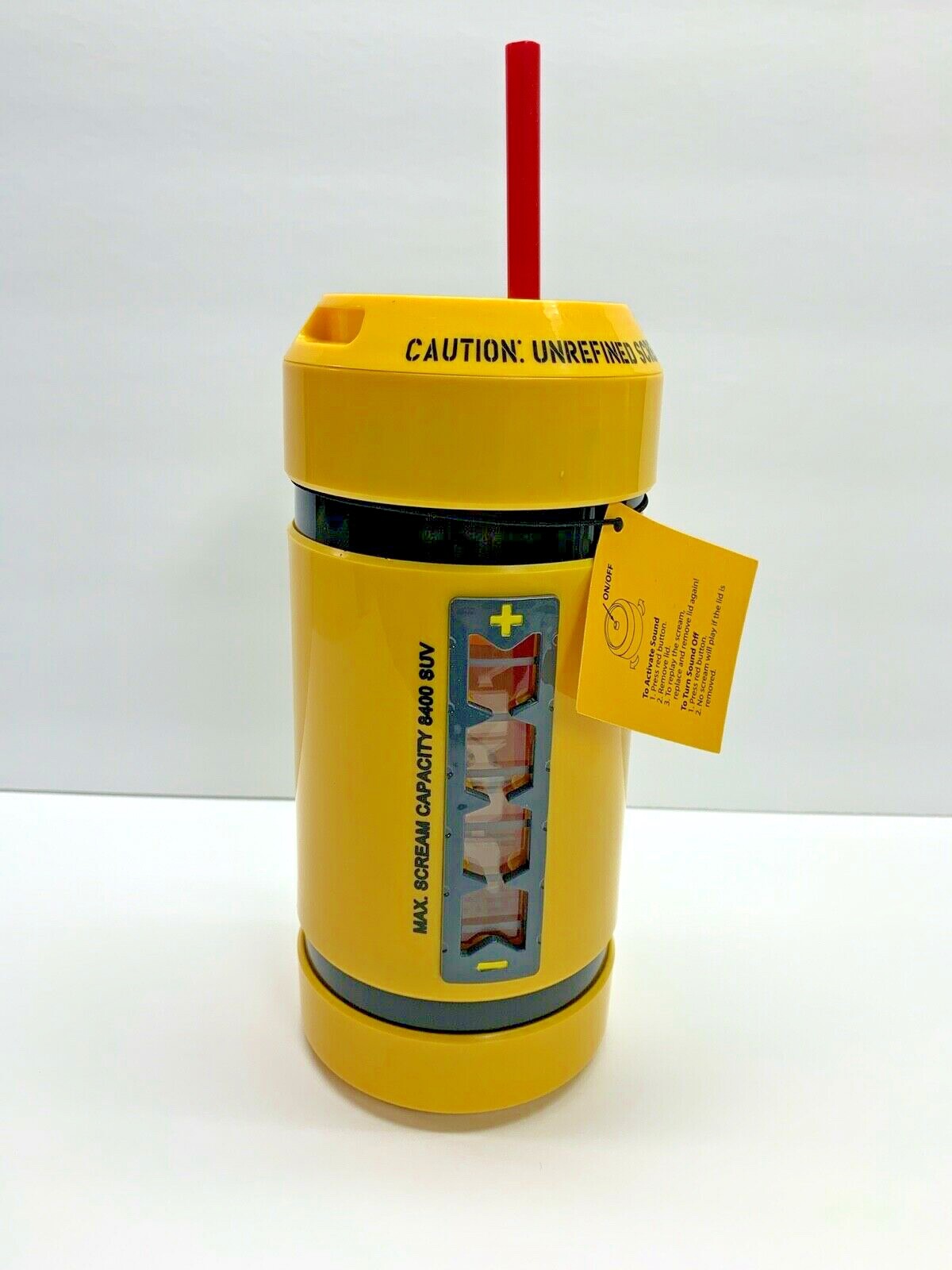 Disney Parks Monsters Inc Scream Can Scare Canister Tumbler With Straw ...