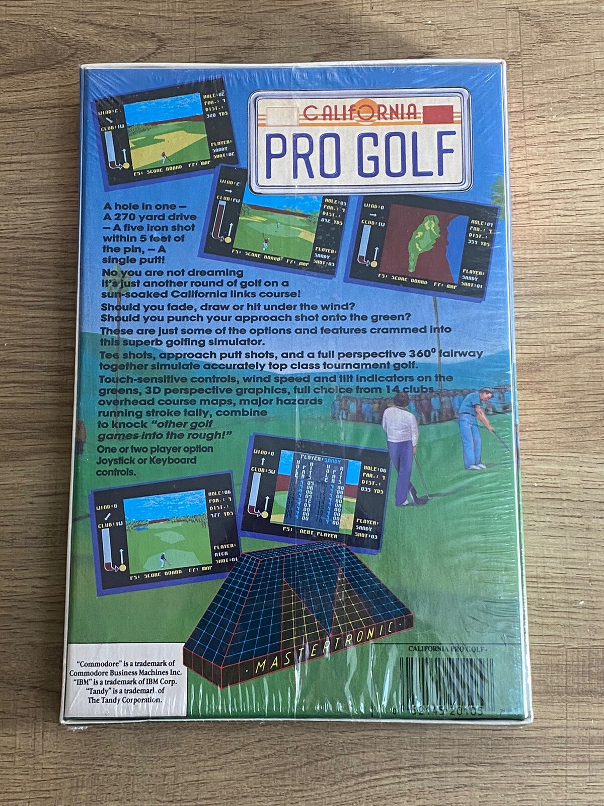 Vintage Commodore 64/128 CALIFORNIA PRO GOLF, Floppy Disk ...