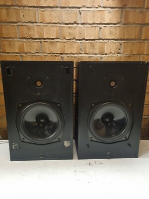 Linn Index Speakers 2 Way Loudspeakers 50w 8 Ohms Black Ash Wood Fully ...