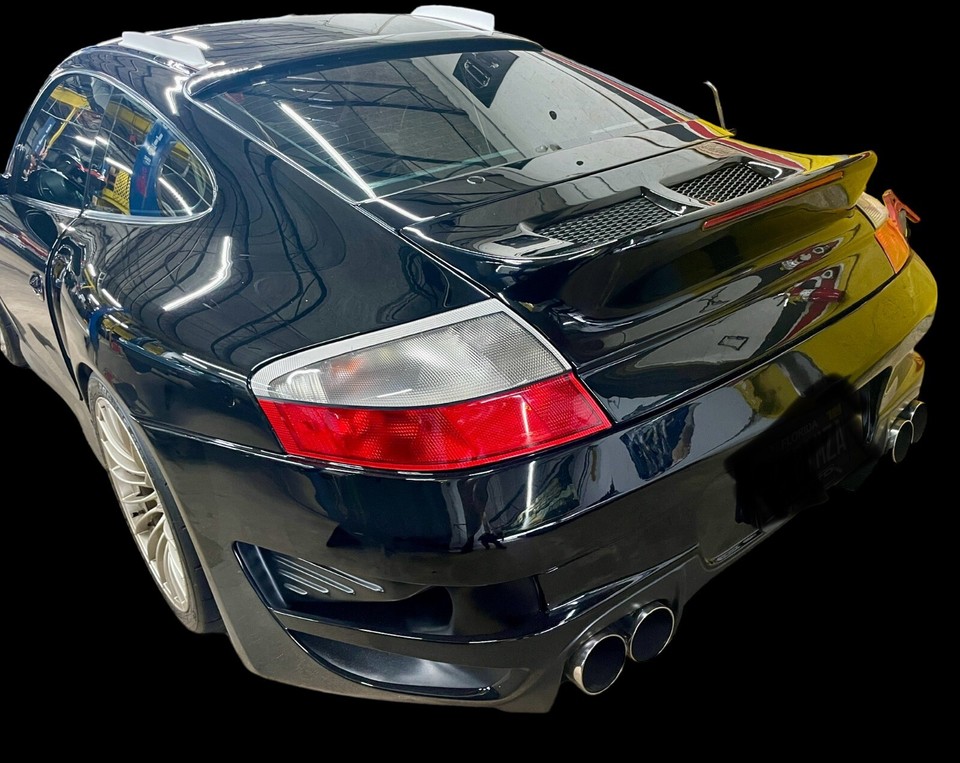 Porsche 996 Turbo 2000-05 Classic Ducktail Wing Spoiler w/Brake Light ...
