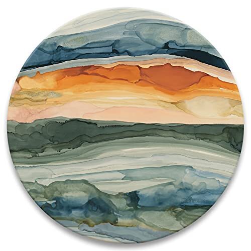 Shell Rummel Watercolor Sunrise Coasters | eBay