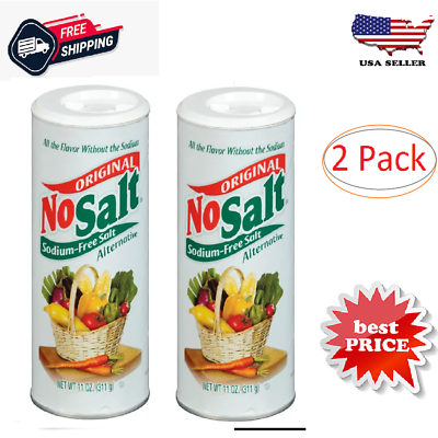 Natural Salt Substitute NoSalt Original Sodium Free Salt Alternative,