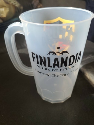 Finlandia Vodka CCFUSA Crabcake Factory USA Beer Mug Plastic with ...