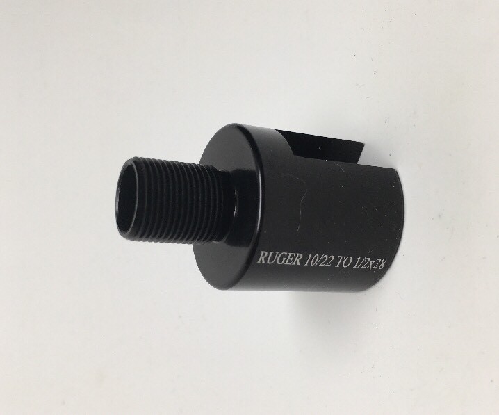 Ruger 1022 10/22 Thread Barrel Adapter 1/2-28 1/2x28 Slip On Adapter | eBay