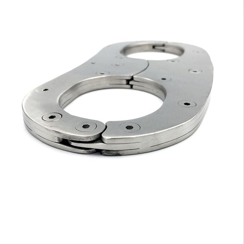 Bondage Stainless Steel Handcuffs Yoke Shackle Restraint Roleplay ...