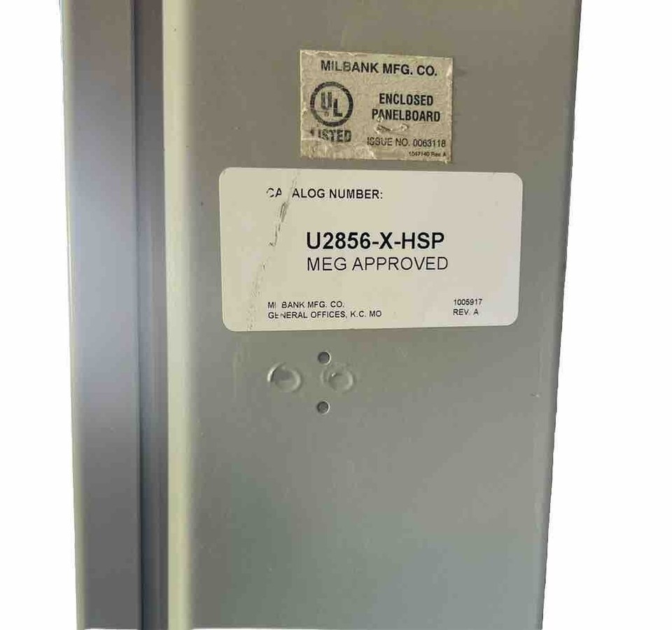 Milbank U2856-X-HSP 5 Meter Stack Ringless 1-phase | eBay