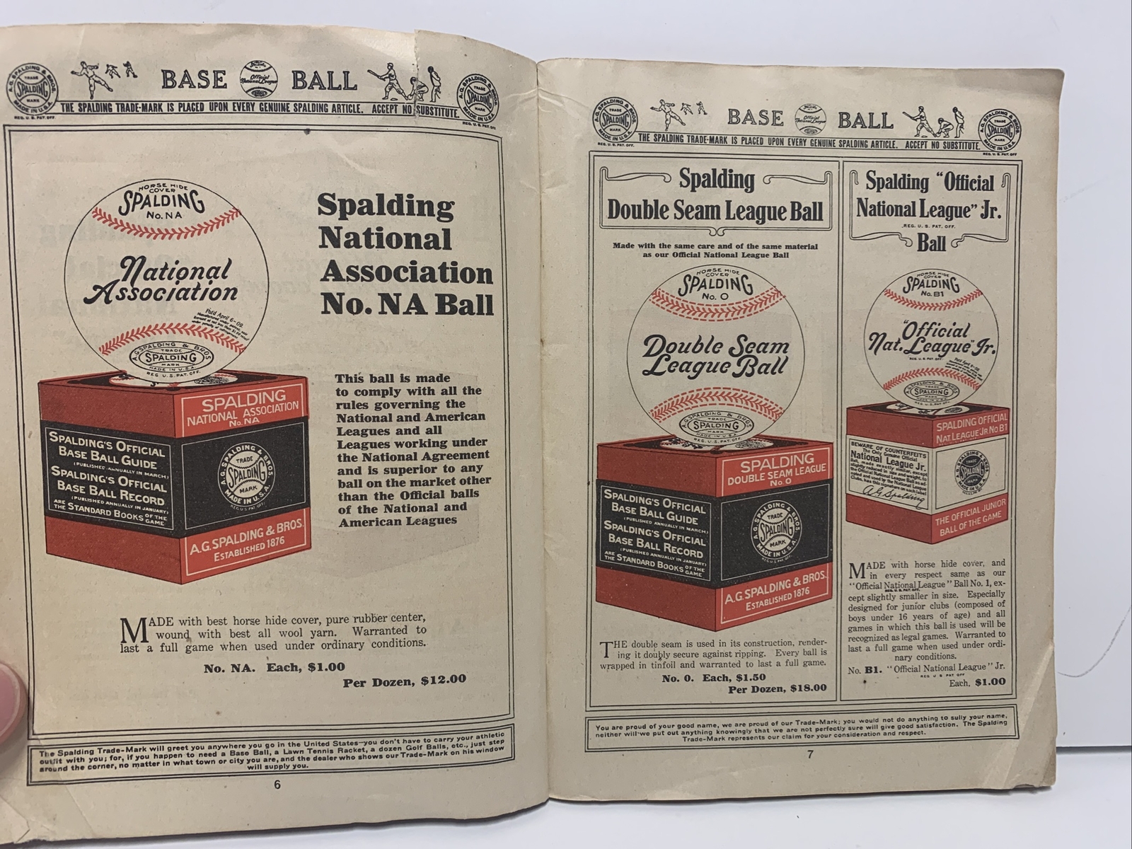 Spalding Spring & Summer Catalogue - 1910 - Rare Vintage! | eBay