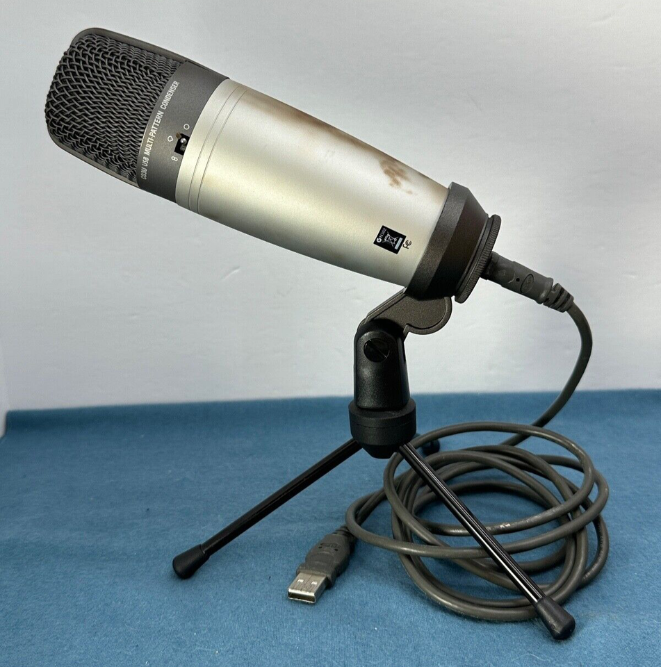 Samson C03U Multi-Pattern USB Studio Condenser Microphone + Desktop Mic ...