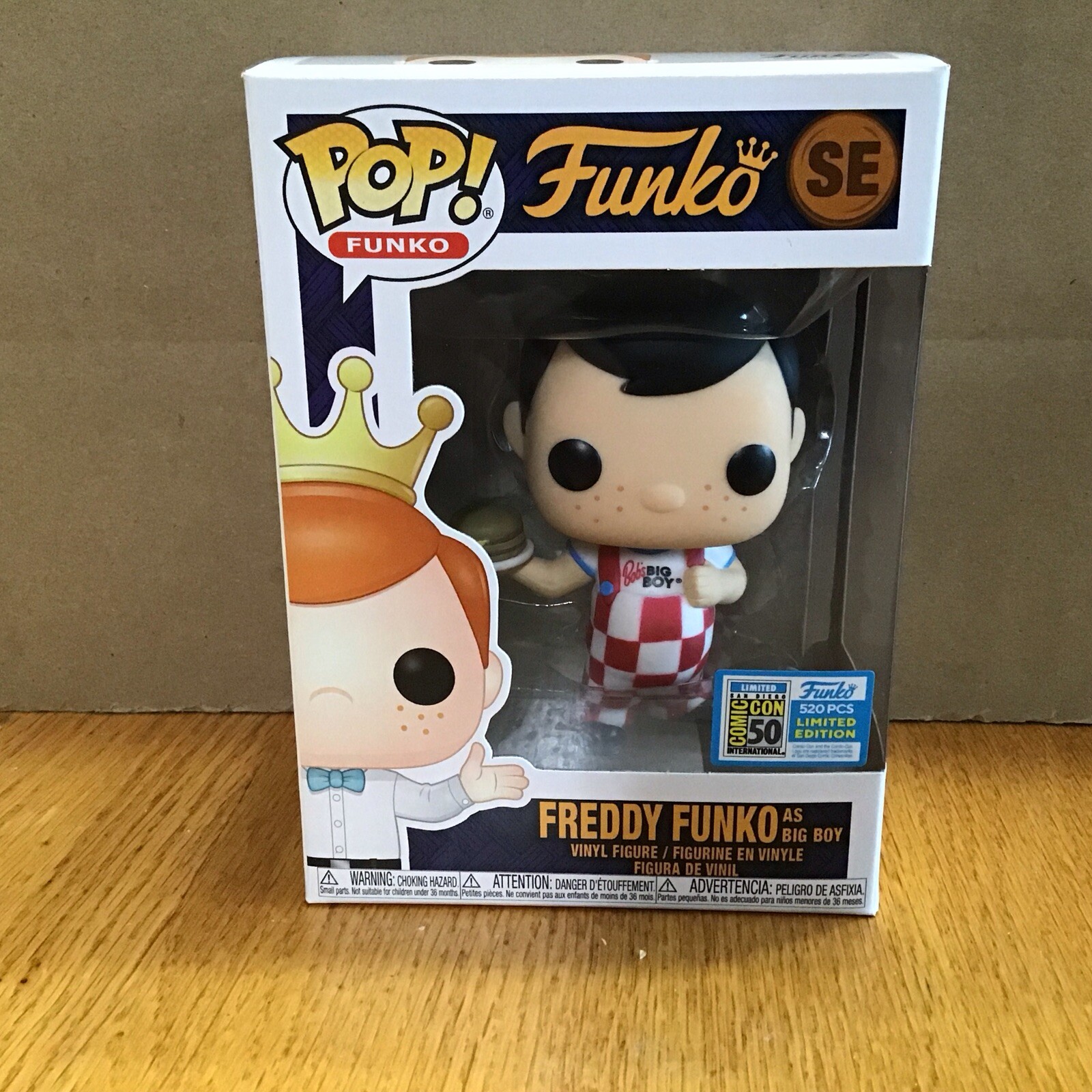 Funko Pop SE Freddy Funko As Big Boy SDCC 2019 LE 520 Freaky Tiki W ...