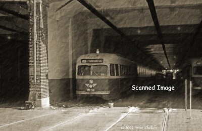 Original Photograph: Philadelphia PCC 2636 at Luzerne Depot | eBay