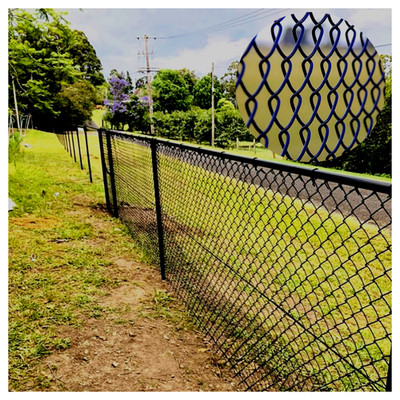 Mesh Fence PVC Dog Pen Fencing Chain link 20m long x 900mm high chain ...
