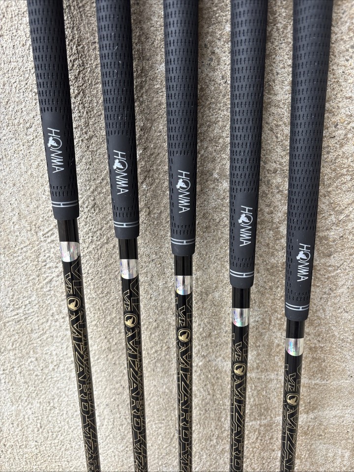 HONMA TR20V Forged 4-PW Iron Set - VIZARD TR-85 Graphite Stiff Shaft ...