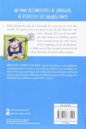 Michael Ende A. Carbone Fra Le avventure di Jim Bottone (Paperback) (UK ...