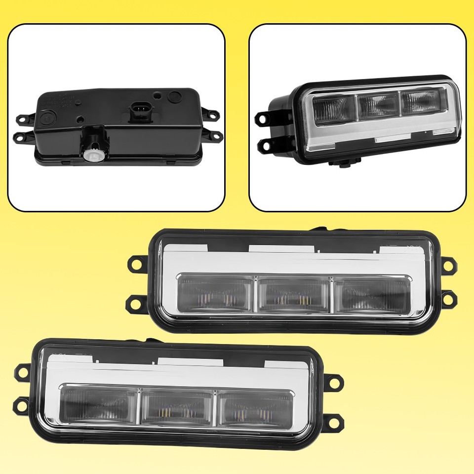 2-4PC Bumper LED Fog Lights Driving Lamps Clear For 2022-24 Toyota ...