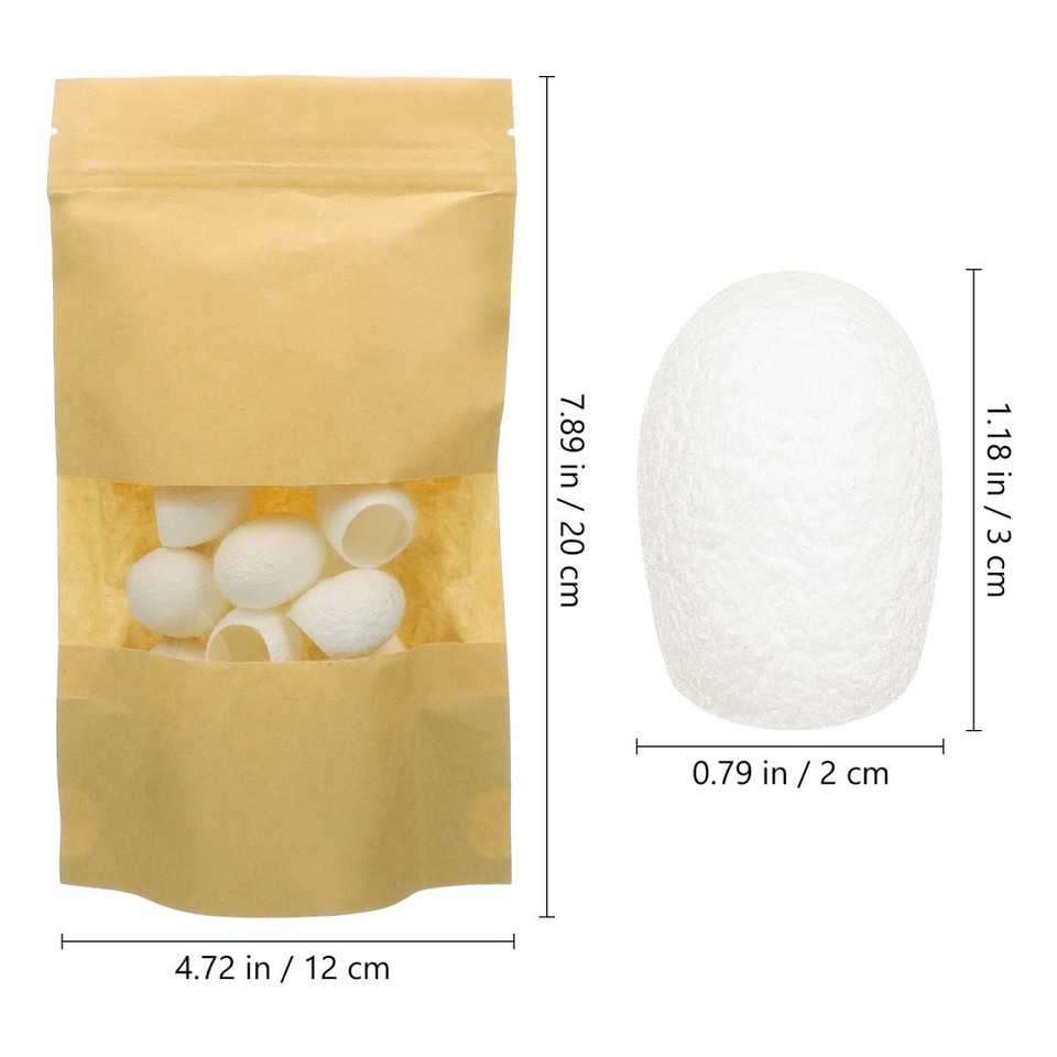 30pcs Facial Cleansing Silkworm Balls Whitening Exfoliator Blackheads ...