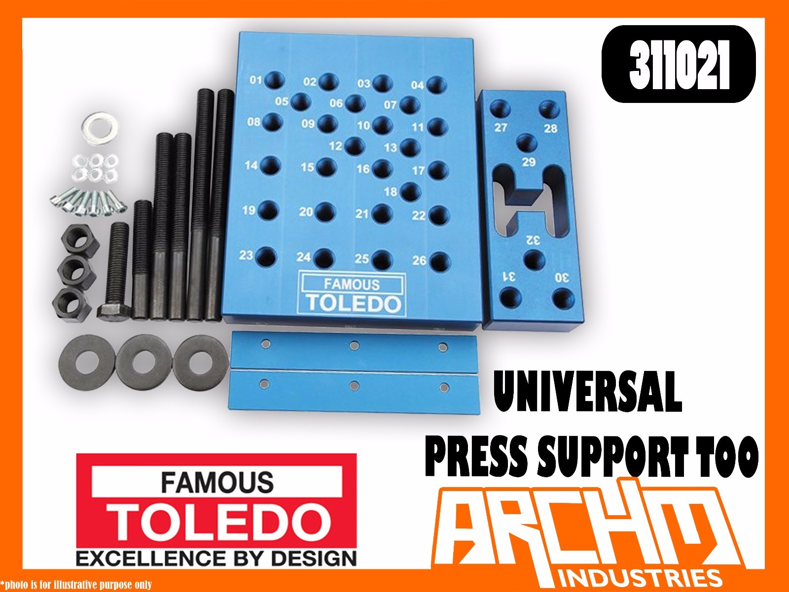 TOLEDO 311021 - UNIVERSAL PRESS SUPPORT TOOL - MOUNTING PRESS WORK ...