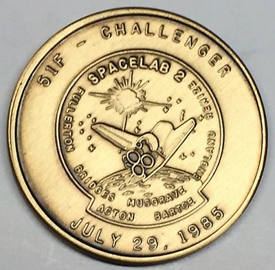 N051-F NASA SPACE SHUTTLE COIN / MEDAL, CHALLENGER, STS-51-F | eBay