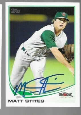 2013 Topps Pro Debut Ft Wayne Tincaps MATT STITES Signed Card autograph ...