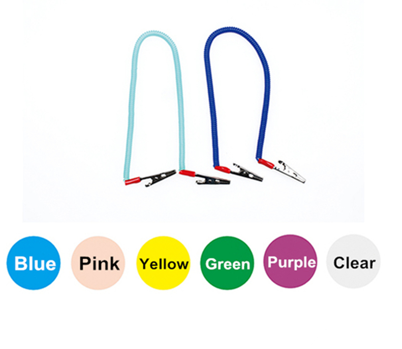 5pcs Plastic Dental Bib Clips Flexible Napkin Holder 5 Colors assorted ...