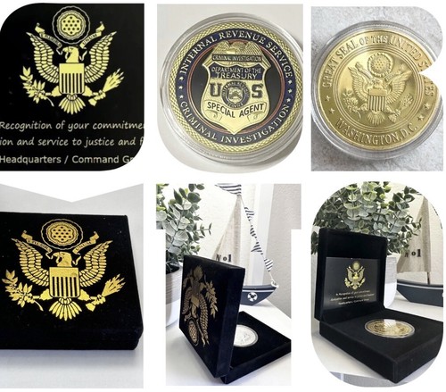 DEPARTMENT OF THE TREASURY IRS Special Agent Challenge Coin USA | eBay