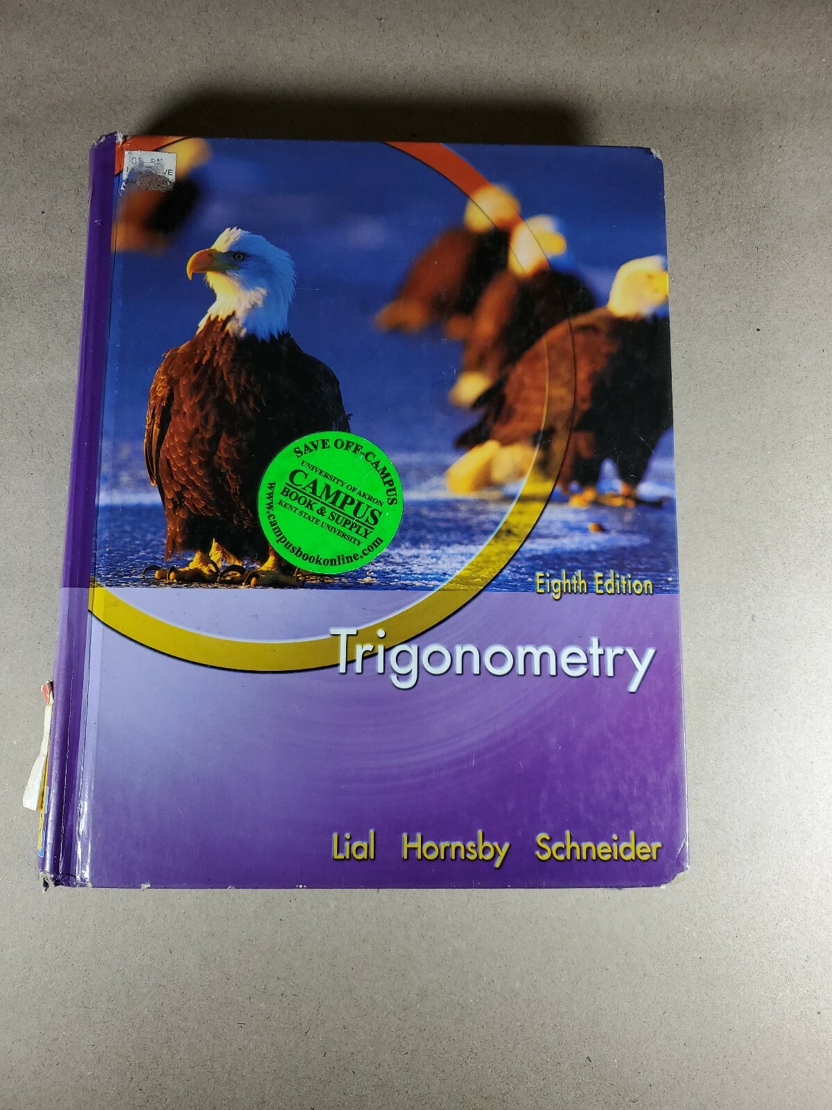 Trigonometry 8th edition Lial, Hornsby, schneider | eBay