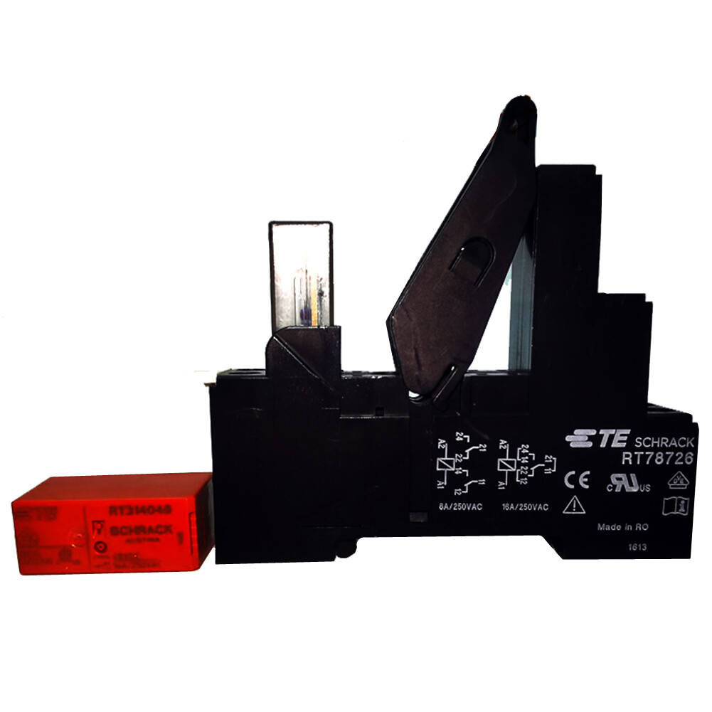 1PC TE SCHRACK RT314048 48VDC Relay with RT78726 Scoket | eBay