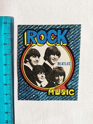 Rock Music Beatles Sticker Vintage Original 80S | eBay