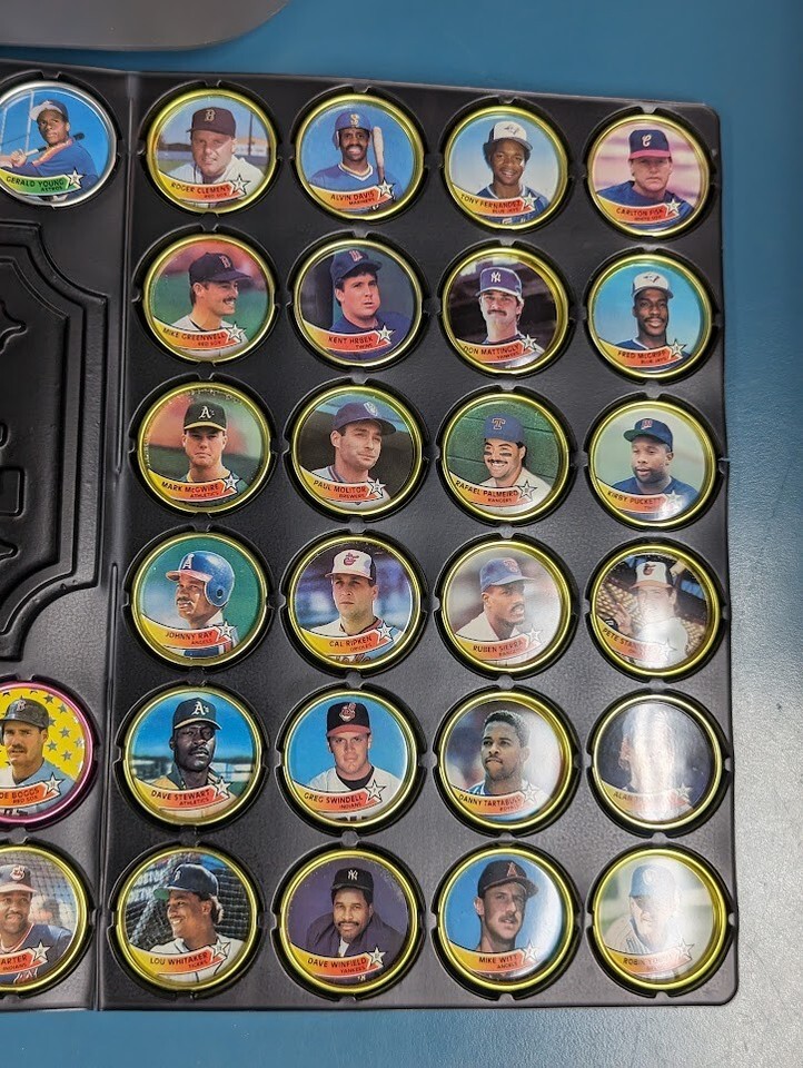 NEW 1989 Topps Baseball Coin Set Complete w/Original Plastic Display ...