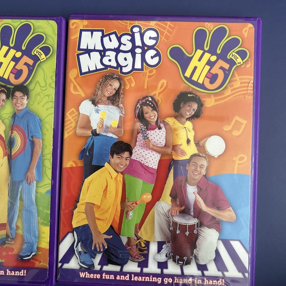 Hi-5: Color Craze, Music Magic, DVDs Volume 1,2 MGM kids, HTF, 2003 ...