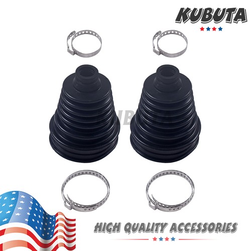 2 Pcs Universal Constant Velocity Dust Cover Drive Shaft CV Joint Boot ...