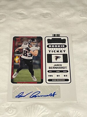 2022 Panini Contenders Rookie Ticket Autograph Jared Bernhardt Rookie ...