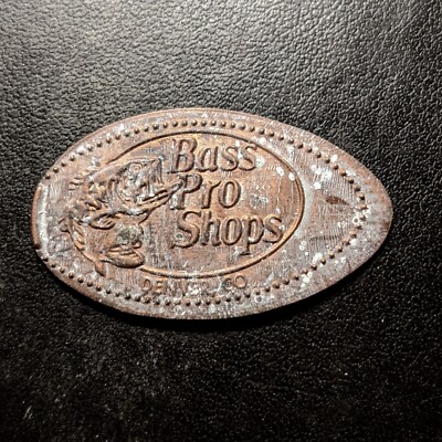 Bass Pro Shops CLASSIC BASS LOGO Fishing - Press Coin Enlongate Penny ...