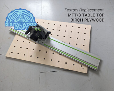Festool MFT/3 table top 1102x718mm Moisture Resistant MDF Birch Ply ...