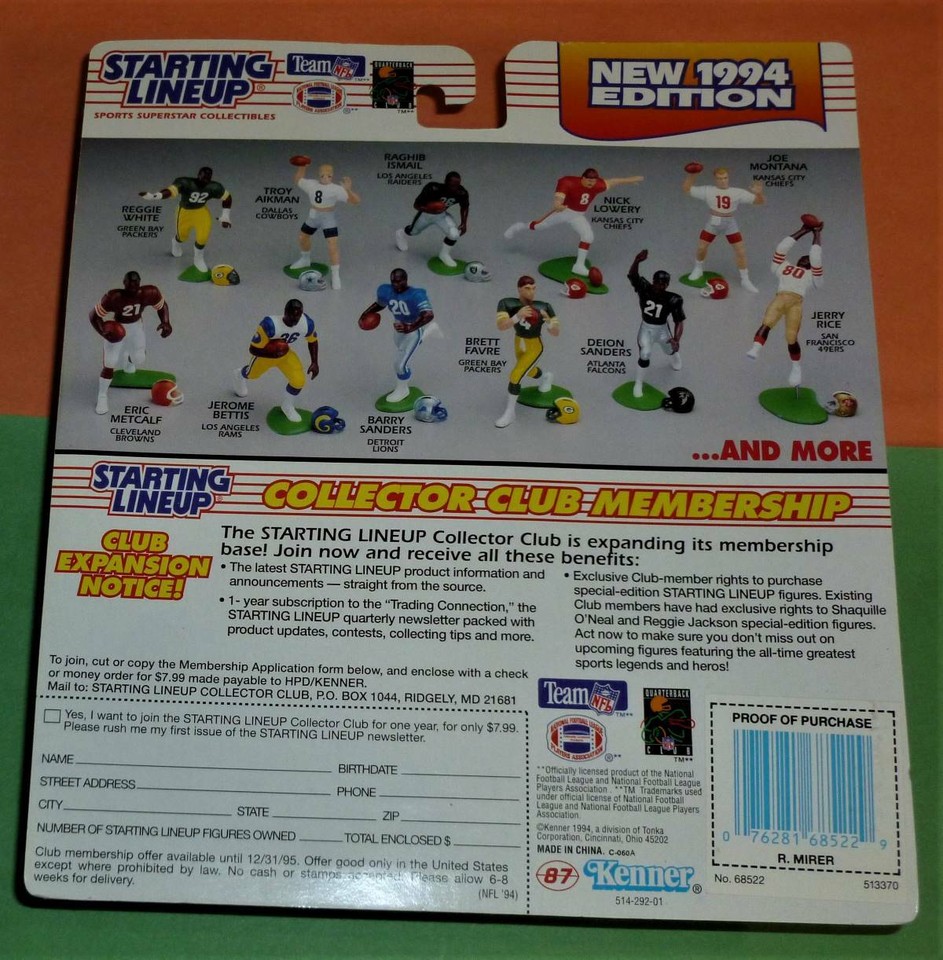 1994 RICK MIRER Seattle Seahawks Rookie #3 *FREE_s/h* sole Starting ...