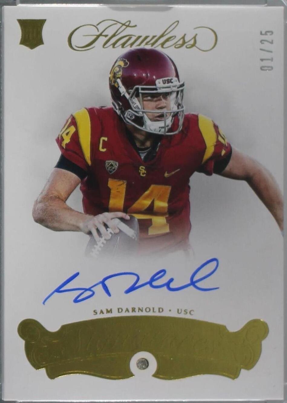 2018 Panini Flawless Collegiate - Flawless Rookie Gems Signatures Sam ...