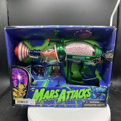 Mars Attacks 'MARTIAN BRAIN DISINTEGRATOR- Green | eBay