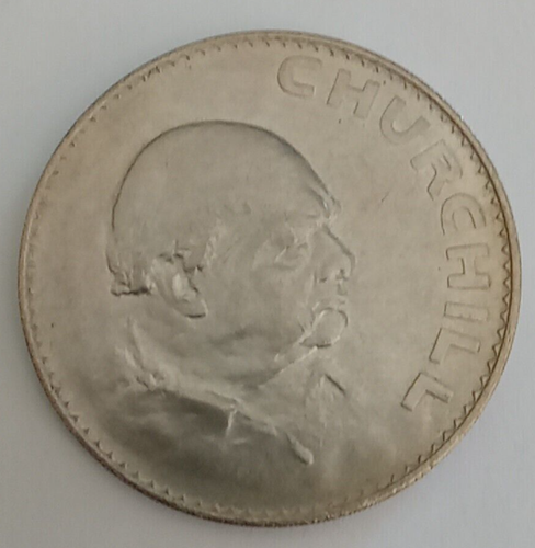 1965 ELIZABETH II DEI GRATIA REGINA F.D CHURCHILL COIN | eBay