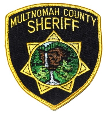 MULTNOMAH COUNTY OREGON OR Sheriff Police Patch WATERFALL ROCKS USED | eBay