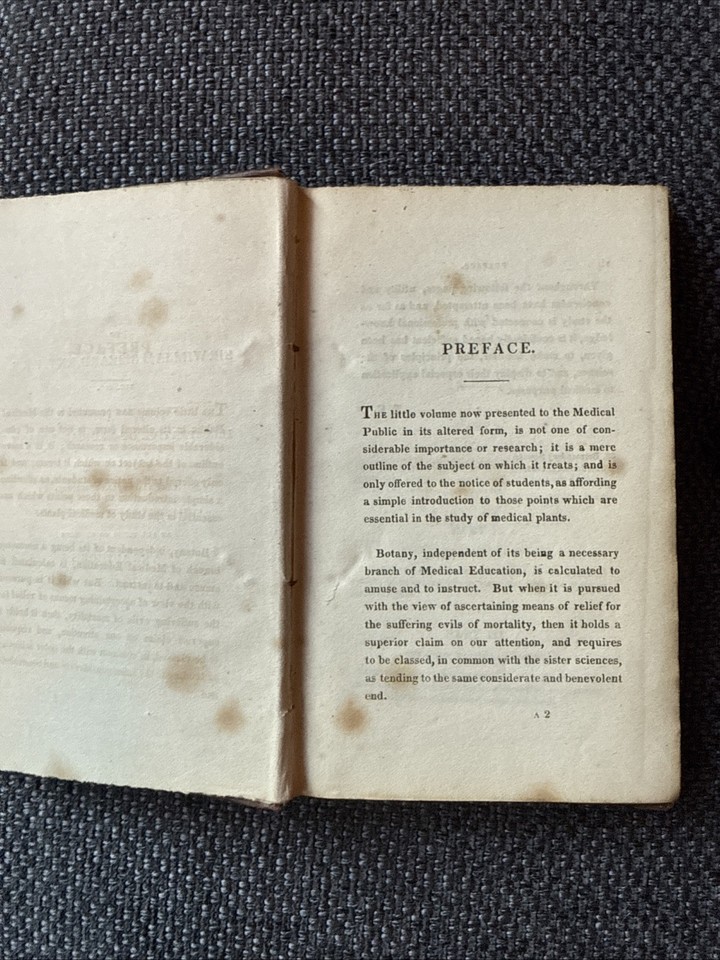 Rare 1831 Introduction To Medical Botany T Castle Hand Coloured Plants ...